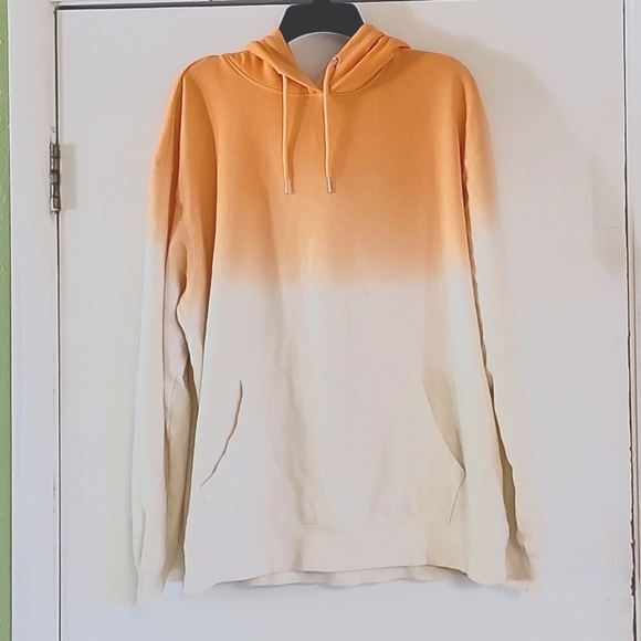 Original Use | Shirts | Orange White Ombre Hoodie | Poshmark